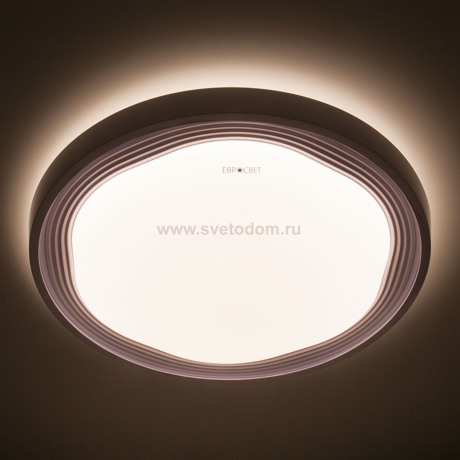 Светодиодный потолочный светильник с пду 40006/1 LED белый: купить в ...